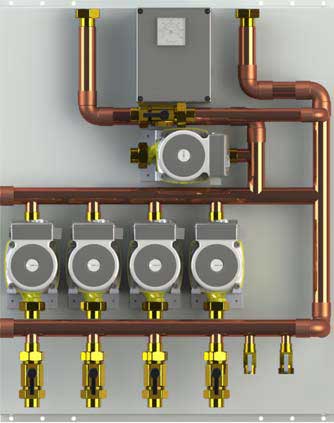 Tamas Hydronic Systems | Bosch Boiler Hydronic Panel